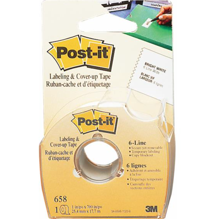 Post-It Labeling & Cover-Up Tape – Crafts on the Move
